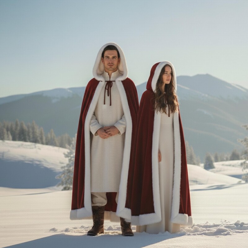 Cloaks With Hood Fur - Etsy