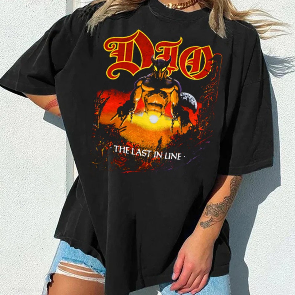 Dio The Last In Line 1984 Tour Muscle, Dio Band Fan Gift, The Last In ...