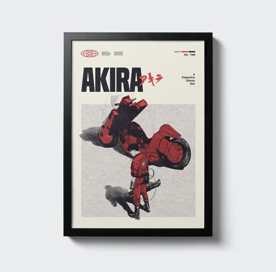 Dorm Room Poster Neo-Tokyo Minimalist Movie Poster Print Katsuhiro ...
