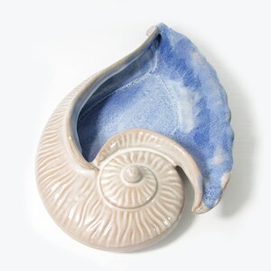 Vintage Large Stangl Terra Rose Nautilus Shell Dish Art Pottery Rare ...