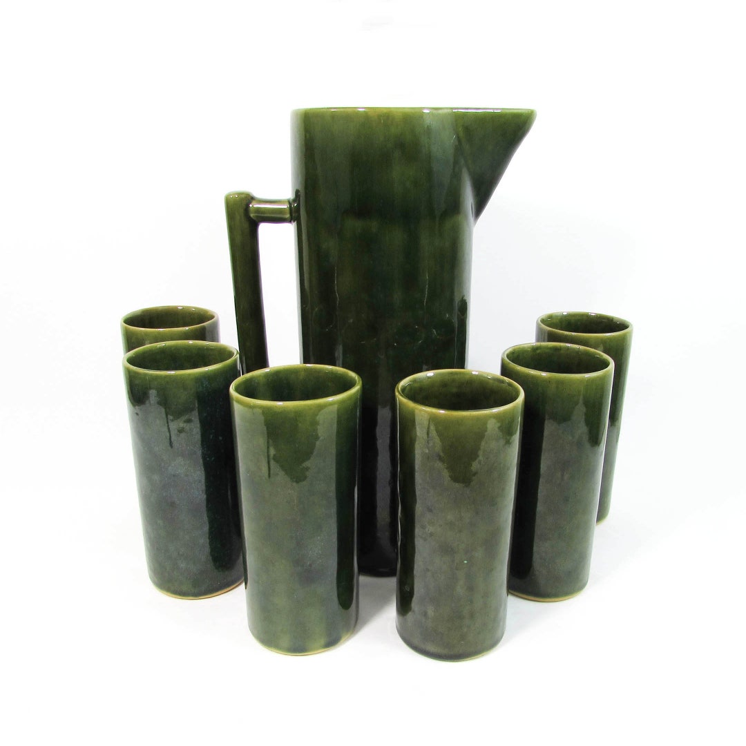 Mid Century Dryden Art Pottery - Dryden Pottery Pitcher - Dryden ...