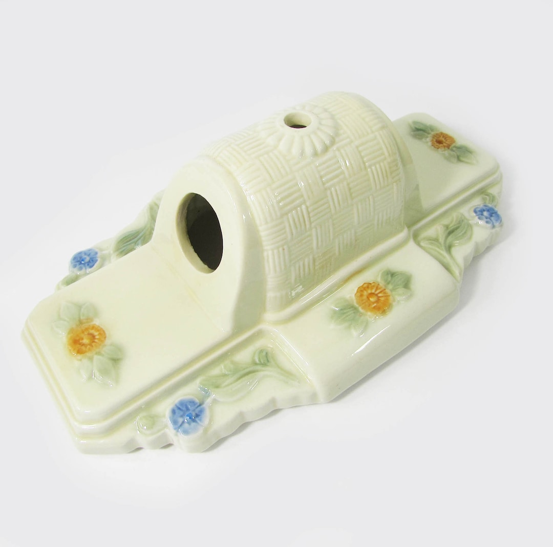 Porcelier Art Deco Ceramic Light Fixture - Two Bulb - Etsy