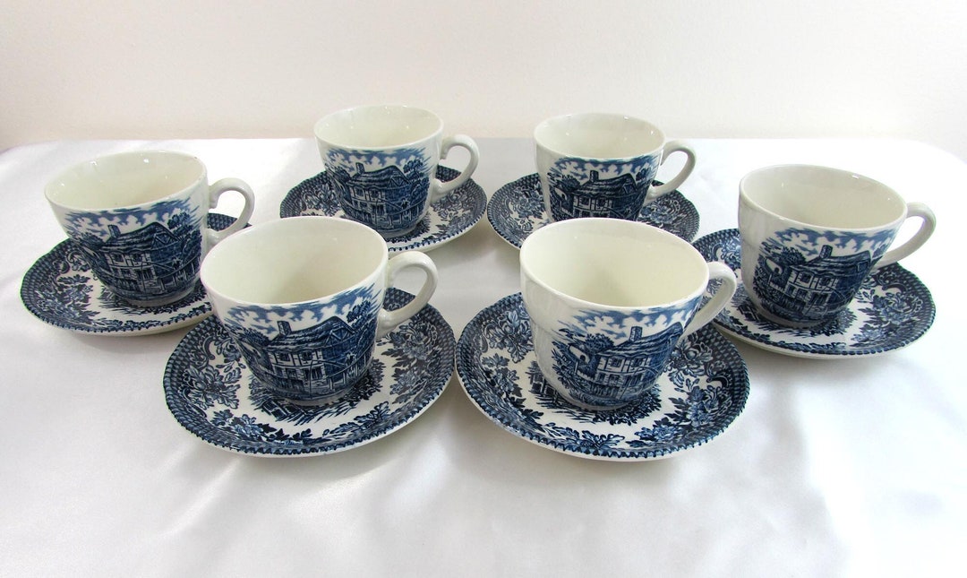 Set of 6 Royal Tudor Merrie Olde England by Grindley of Stoke - Etsy