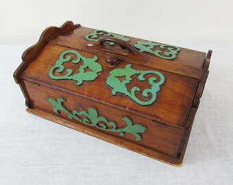 Wood Sewing Box | Etsy