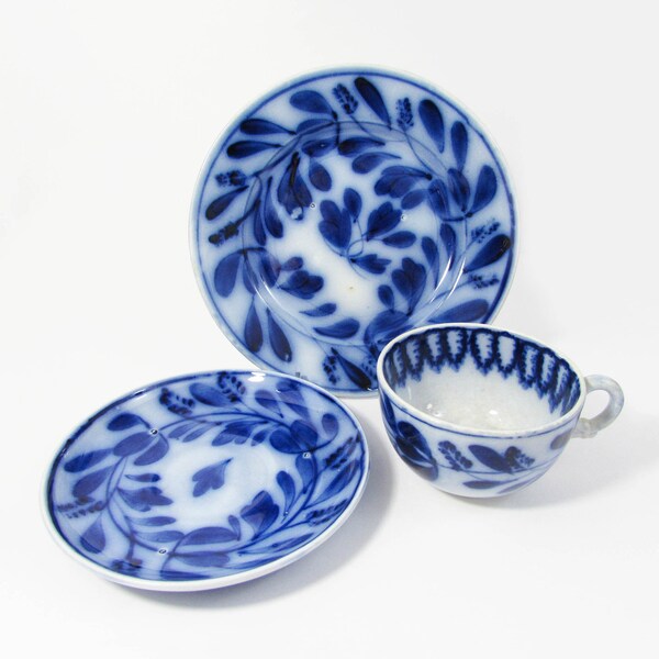 Flow Blue Tea Cup - Etsy