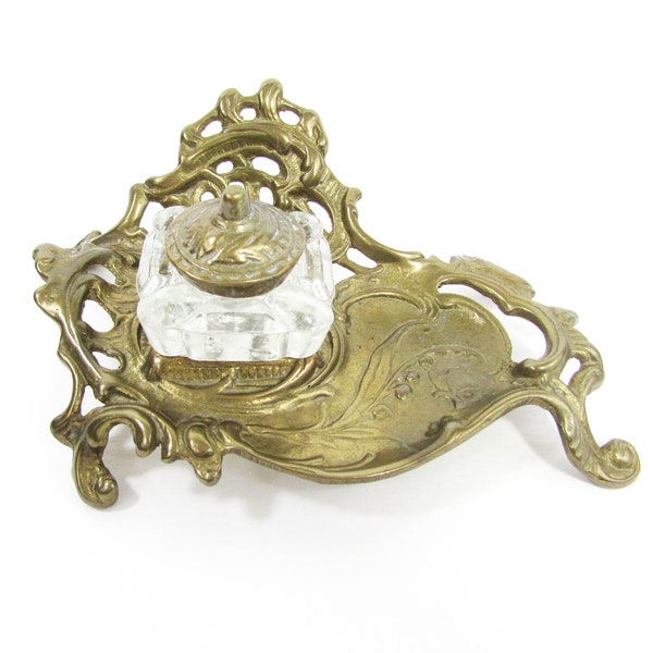 Brass Inkwells - Etsy