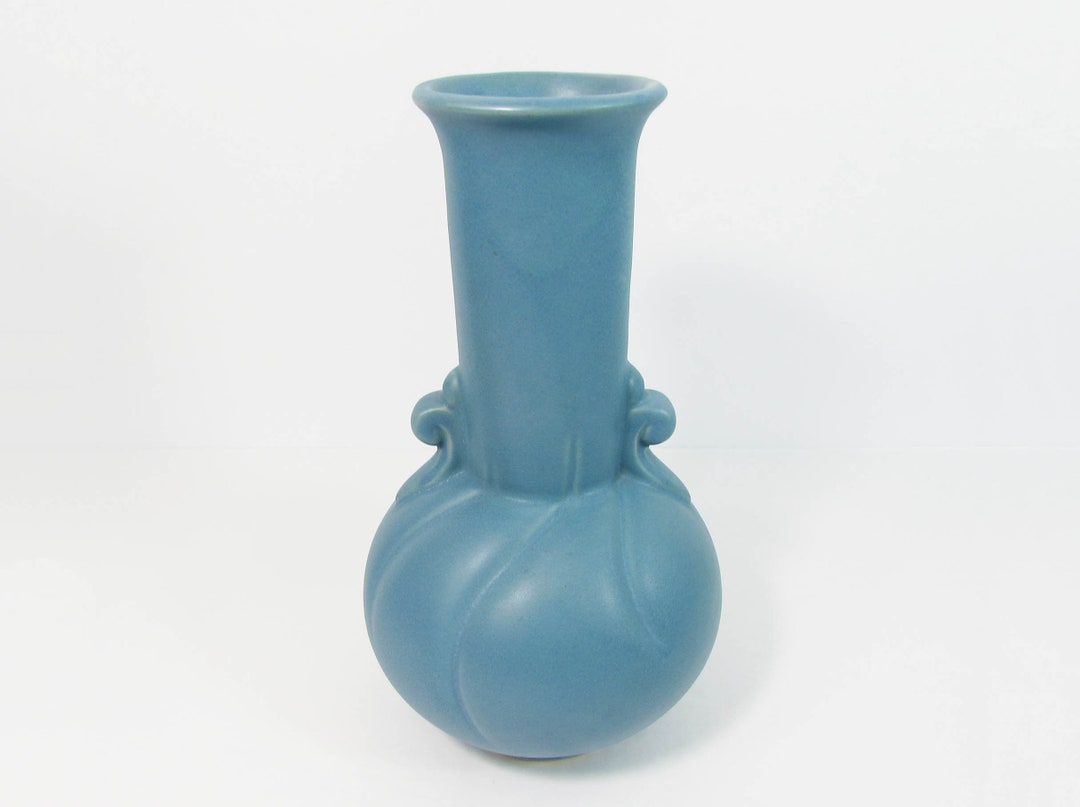 Vintage Weller Vase Weller Dorland Vase Weller Blue Matte Vase D-6 9 - Etsy