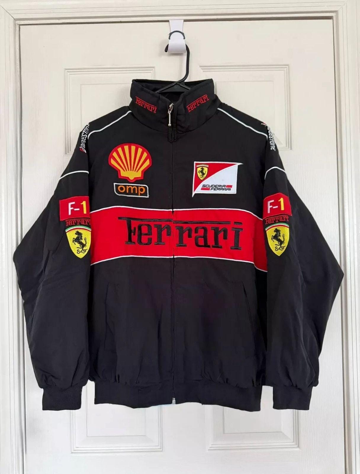 Ferrari F1 Racing Jacket – Scuderia Ferrari Formula 1 Team Shell OMP ...