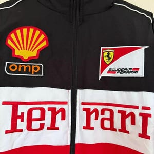 Ferrari F1 Racing Jacket – Scuderia Ferrari Formula 1 Team Shell OMP ...