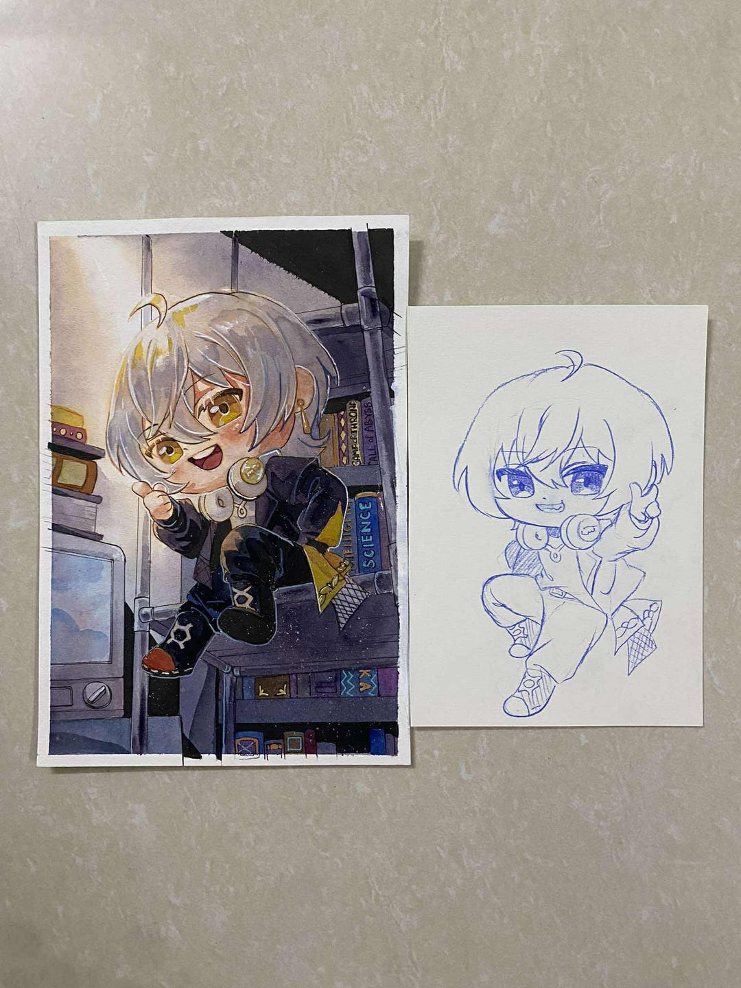 Custom Anime Portrait: Personalized Anime Character Drawing - Etsy