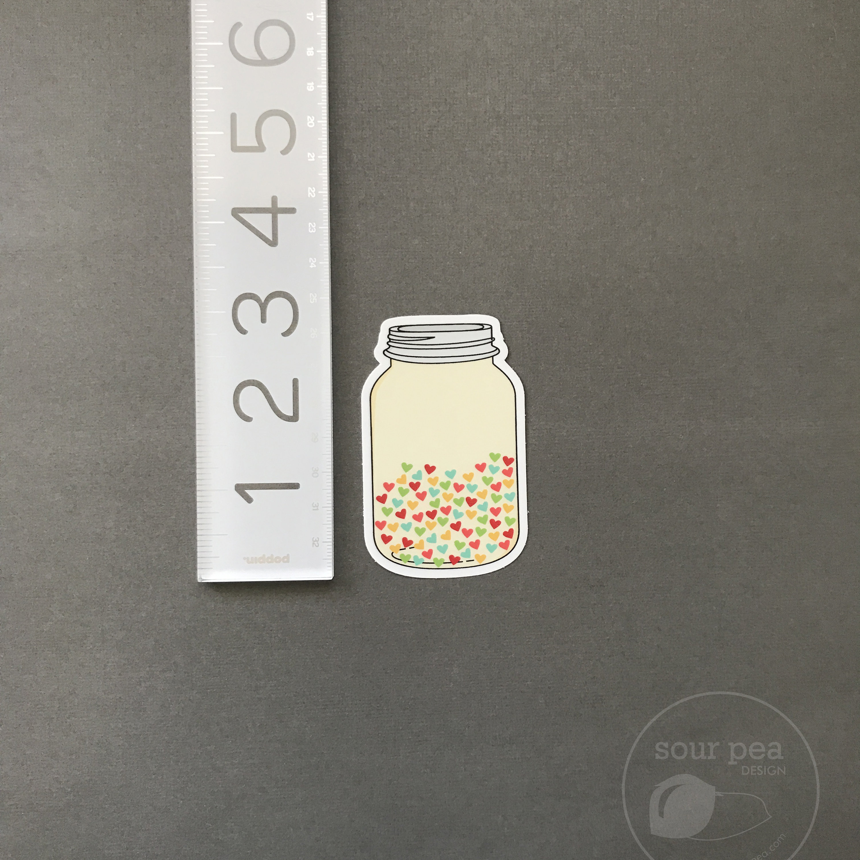 Jar of Hearts sticker VSCO sticker water bottle sticker | Etsy