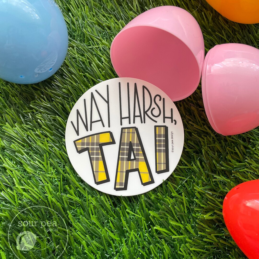 Way Harsh Tai Sticker, Clueless Sticker, VSCO Sticker, Water Bottle ...