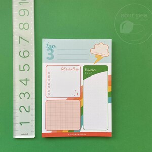 NOTEPAD: Retro Rainbow Notepad, 5x7 Notepad, Rainbow Lover, Vintage ...