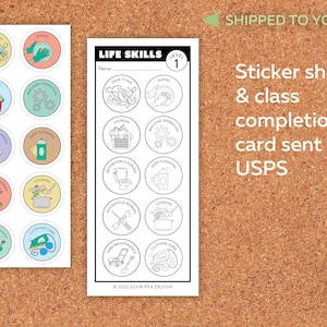 Life Skills Course Materials: Chore Chart, Job Chart, Chores for Kids ...