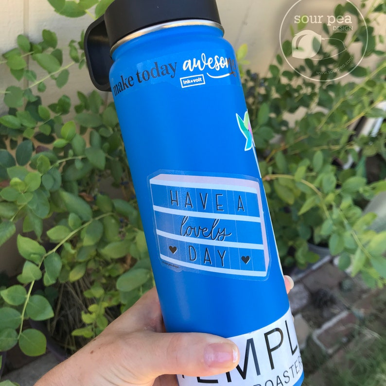 Light Box Sticker, VSCO Sticker, Water Bottle Sticker, Letterboard ...