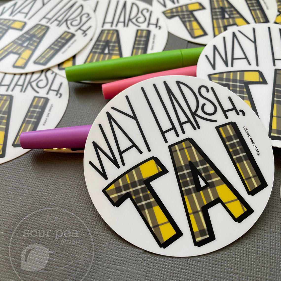 Way Harsh Tai Sticker Clueless Sticker VSCO Sticker Water - Etsy