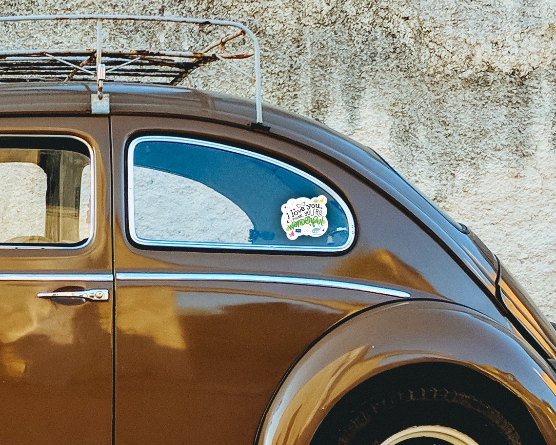 Wonderful Sticker I Love You Sticker VSCO Sticker Water - Etsy