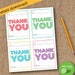Thank You Cards for Preschool and Kindergarten Printable - Etsy