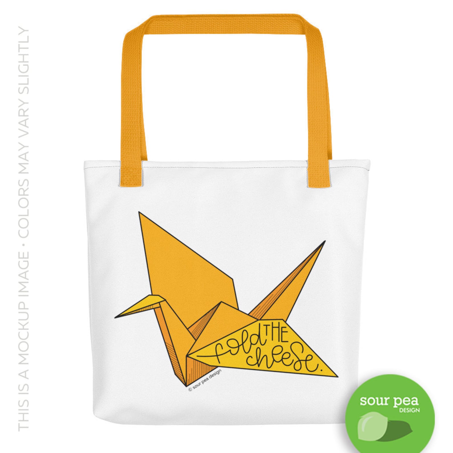 Fold the Cheese: Tote Bag - Etsy