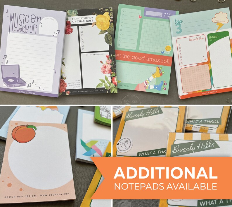 NOTEPAD: Music On, World off Notepad, 5x7 Notepad, Musician, Music ...