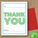 Thank You Cards for Preschool and Kindergarten, Printable Homeschool ...