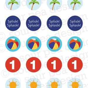 INSTANT DOWNLOAD: DIY Printables Party Pack, Beach Splash, Beach Party ...