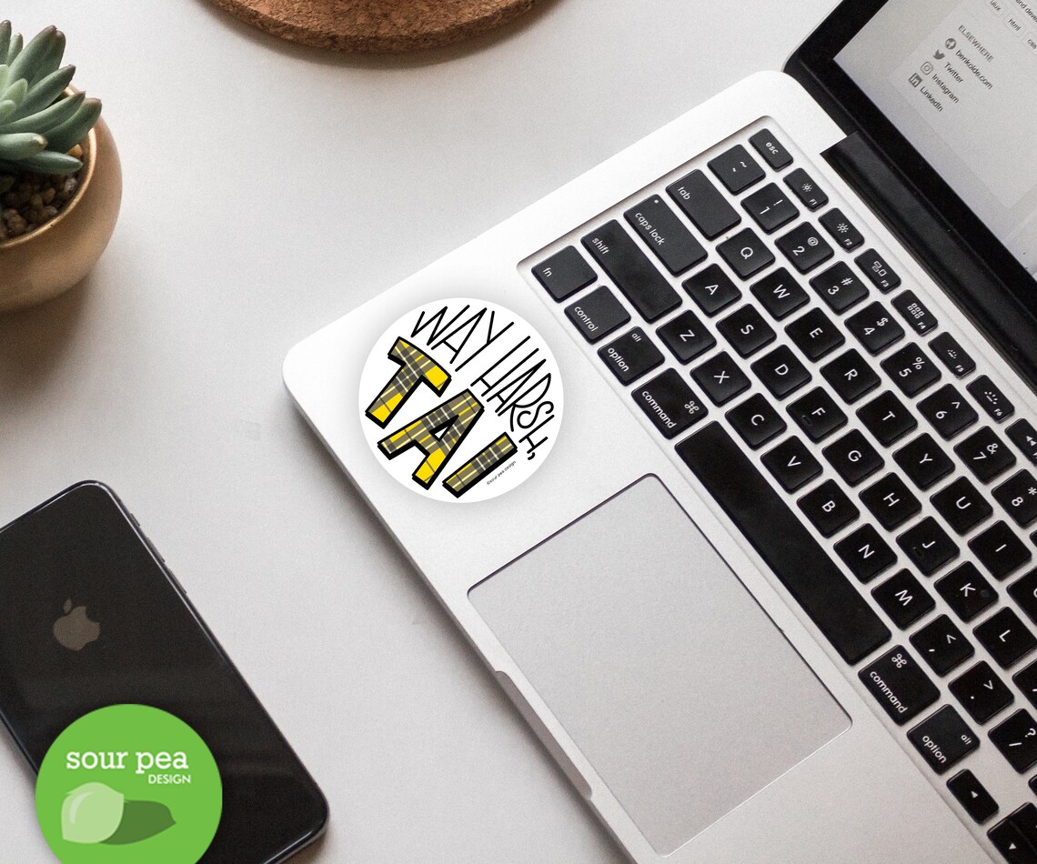 Way Harsh Tai Sticker Clueless Sticker VSCO Sticker Water - Etsy