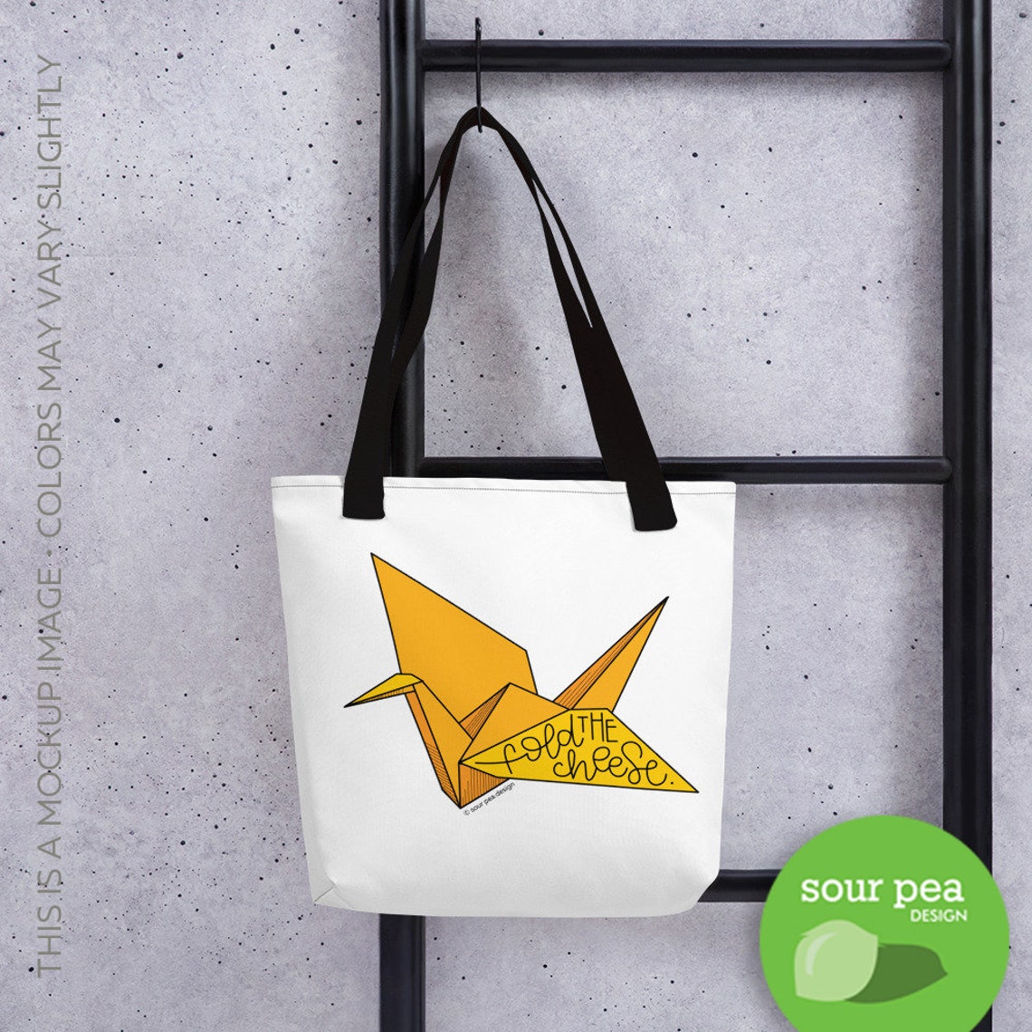 Fold the Cheese: Tote Bag - Etsy