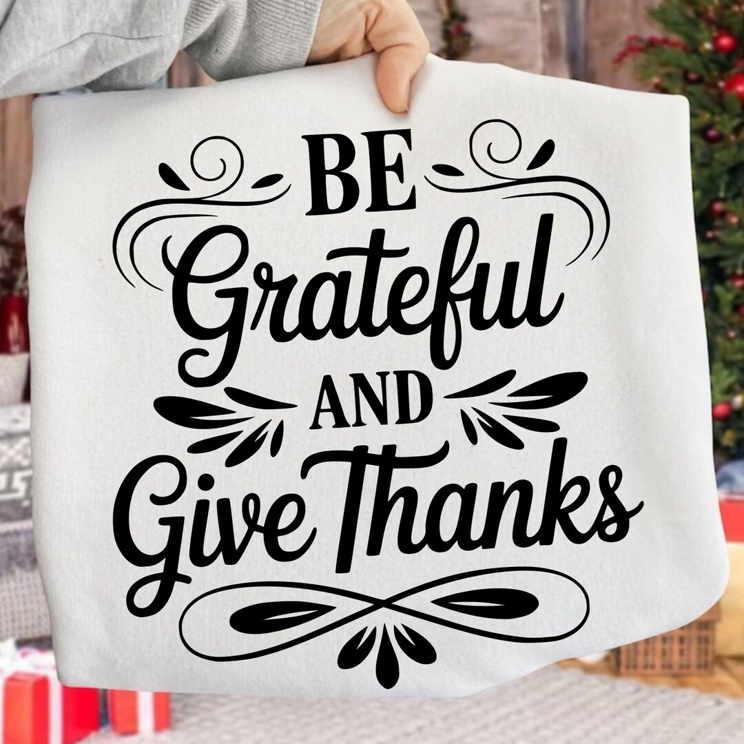 Be Grateful Give Thanks PNG SVG Dxf Eps, Thankful Coquette Thanksgiving ...