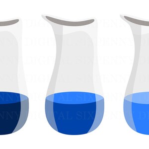 Science Clipart, Chemistry Clipart Set, Test Tube, Flasks, Beakers and ...