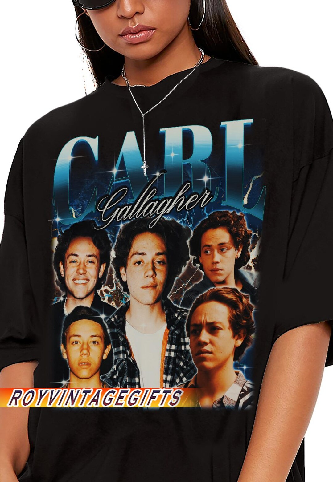 Carl Gallagher Tshirt Unisex for Men and Women | Vintage Shirt | 90s ...