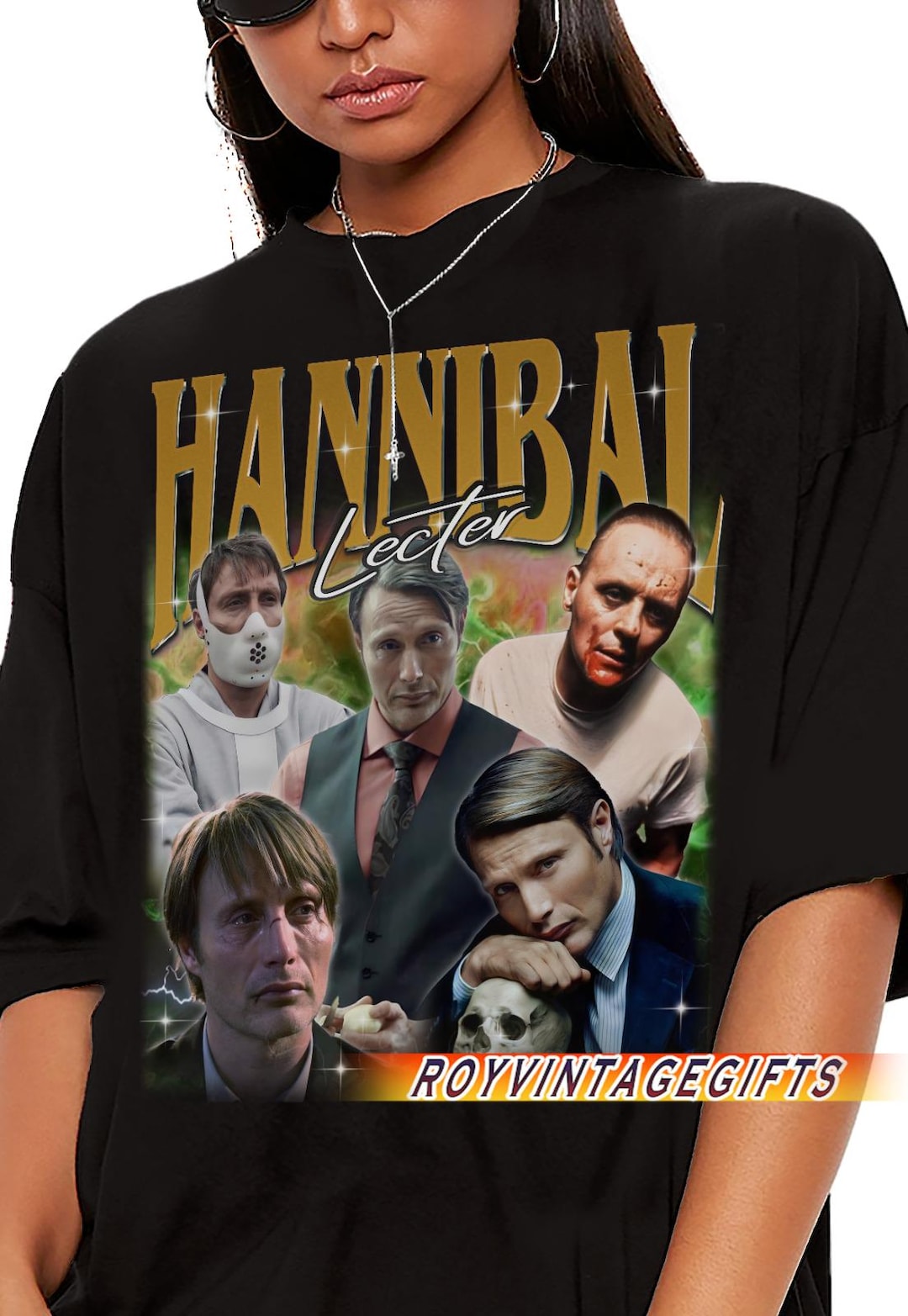 Hannibal Lecter Tshirt Unisex for Men and Women | Graphic Tee | 90s ...