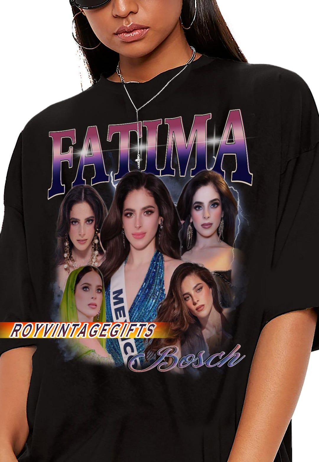 Fatima Bosch Tshirt Unisex for Men and Women | Graphic Tee | 90s Style ...