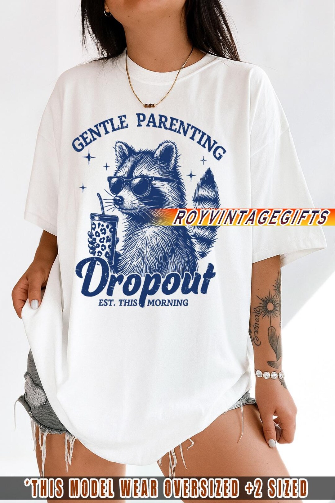 Cool Raccoon Dropout Shirt, Gentle Parenting Humor Tee Shirt, Meme ...