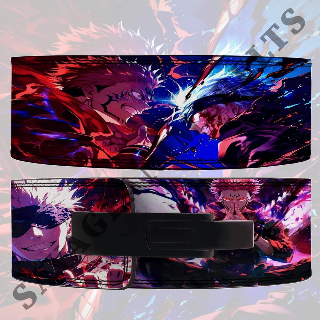 Gojo VS Sukuna Anime Lever Belt | Powerlifting Belt | Anime Lever ...