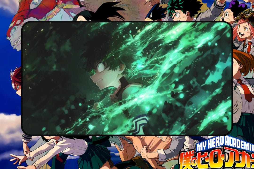 Anime My Hero Academia Deku Desk Mat | Mouse Pad - Etsy
