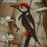 Goldfinch Hand Embroidery Pattern, American Goldfinch Bird, Finch Bird ...
