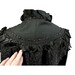 Victorian Mourning Cape - 1880s Black Wool, Cut Glass Beads & Lace - Etsy