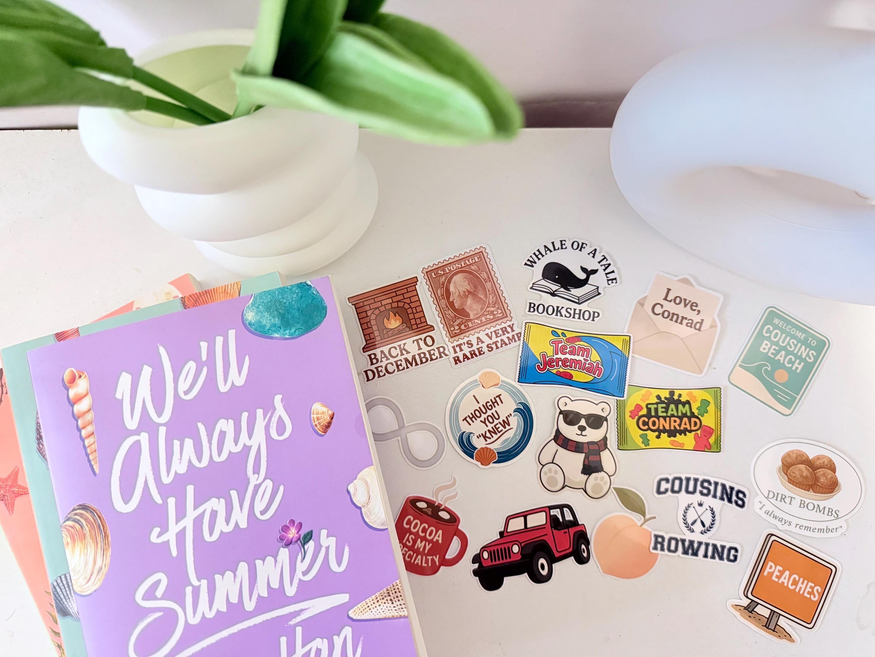The Summer I Turned Pretty Stickers Set (16 Stickers) - Etsy