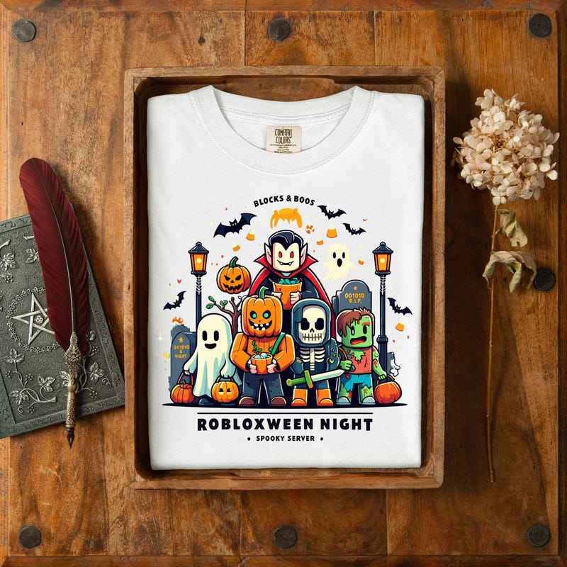 Roblox Halloween Shirt - Etsy