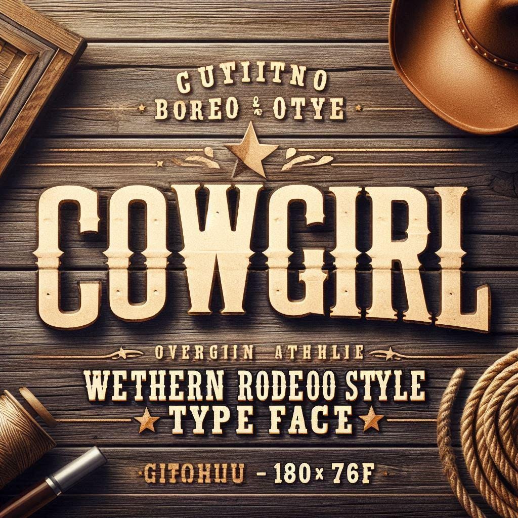 Cowgirls Script Font | Western Handwritten Cursive Typeface for Cricut ...