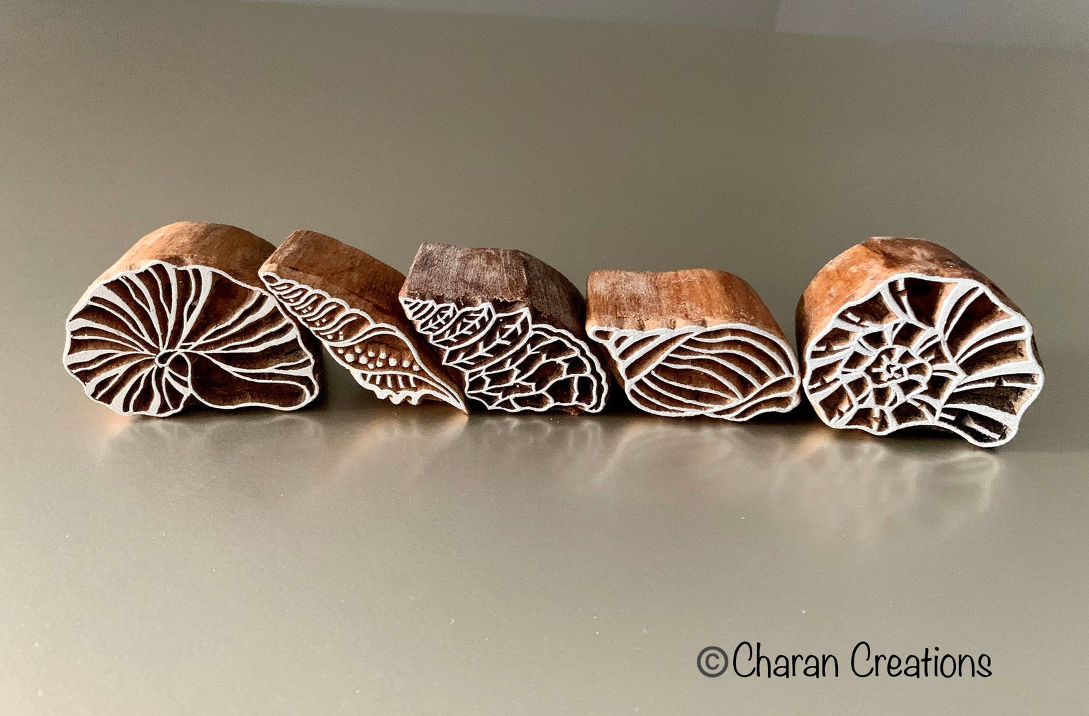 Wood Blocks Tjaps Carved Wood Stamps Indian Wood Stamps | Etsy