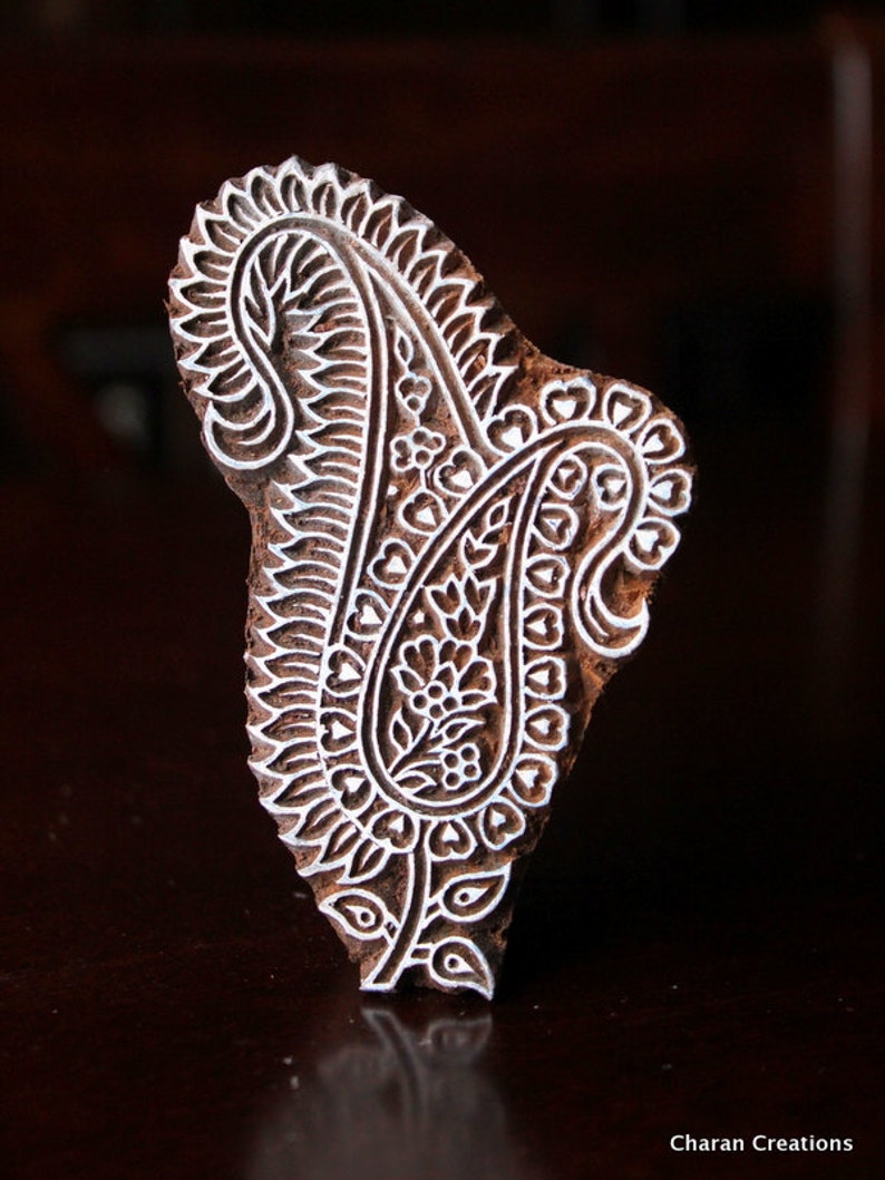 Textile Stamp Pottery Stamp Indian Wood Stamp Tjaps - Etsy