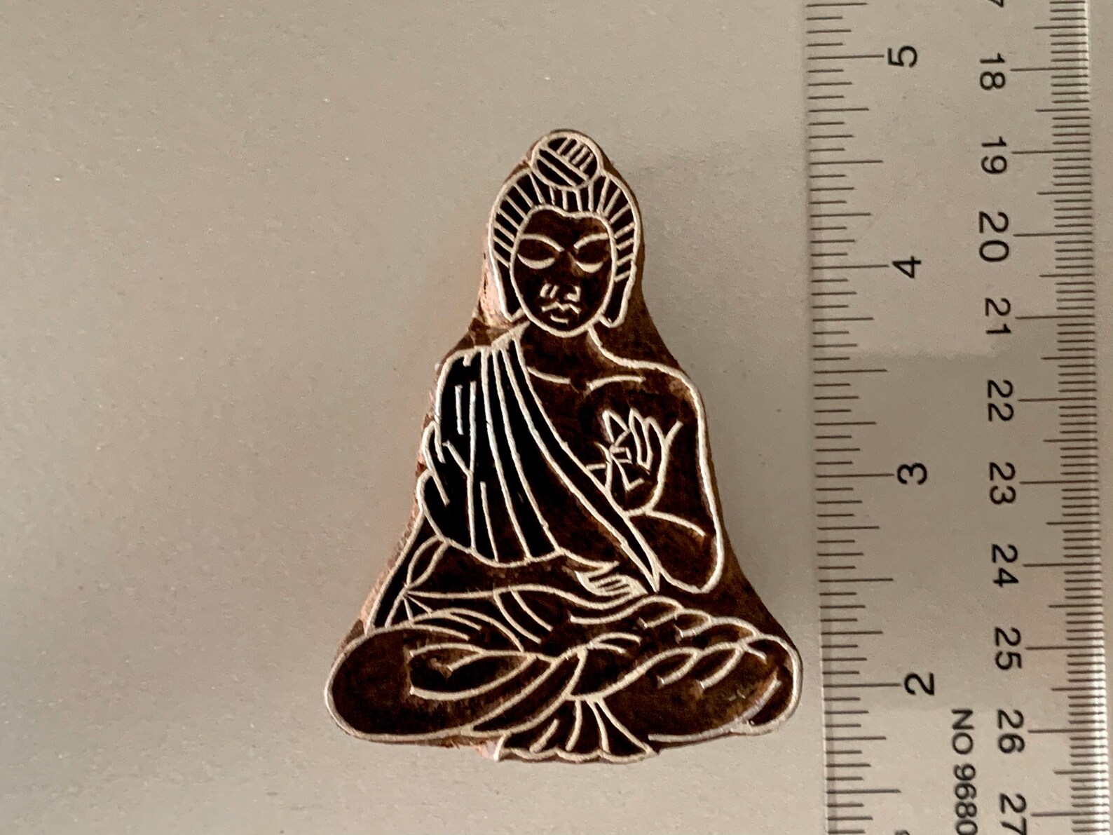 Hand Carved Indian Wood Stamp Textile Stamp Blockprint - Etsy