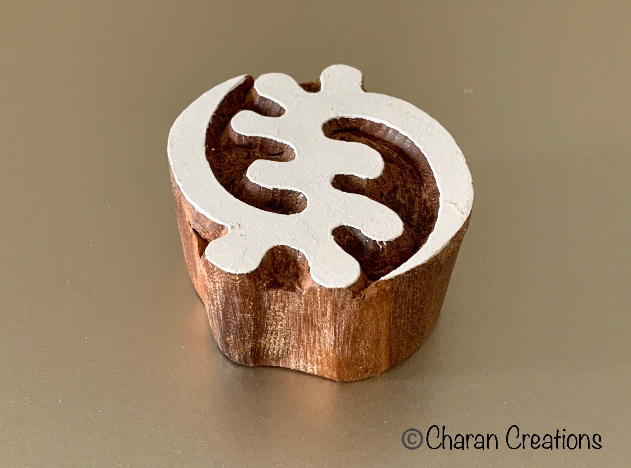 Textile Stamp, Tjaps, Pottery Stamp, Hand Carved Blocks- Adinkra Symbol ...
