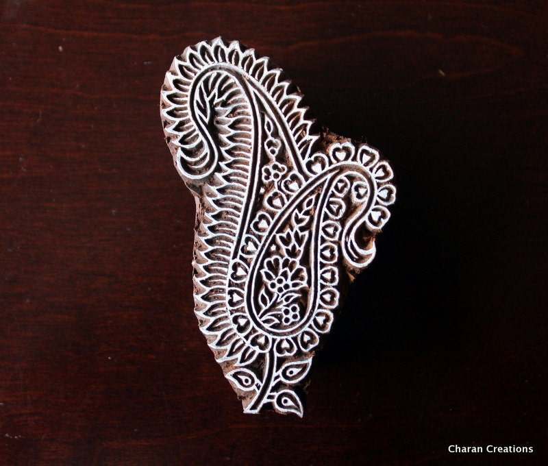 Textile Stamp Pottery Stamp Indian Wood Stamp Tjaps | Etsy