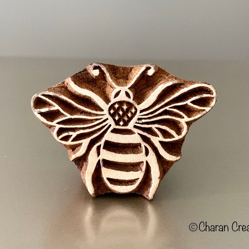 Bee Stamp for Clay - Etsy