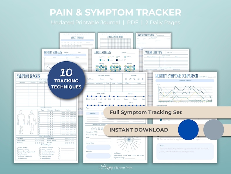 Chronic Pain Tracker and Symptom Tracker for Pain Management, Medical ...