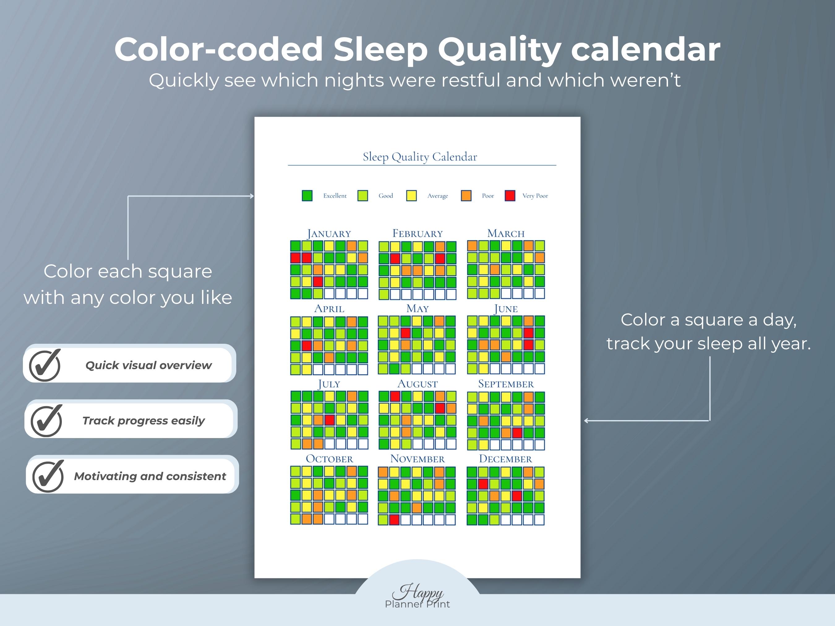 Sleep Journal Printable Sleep Tracker Bullet Journal Sleep Planner ...