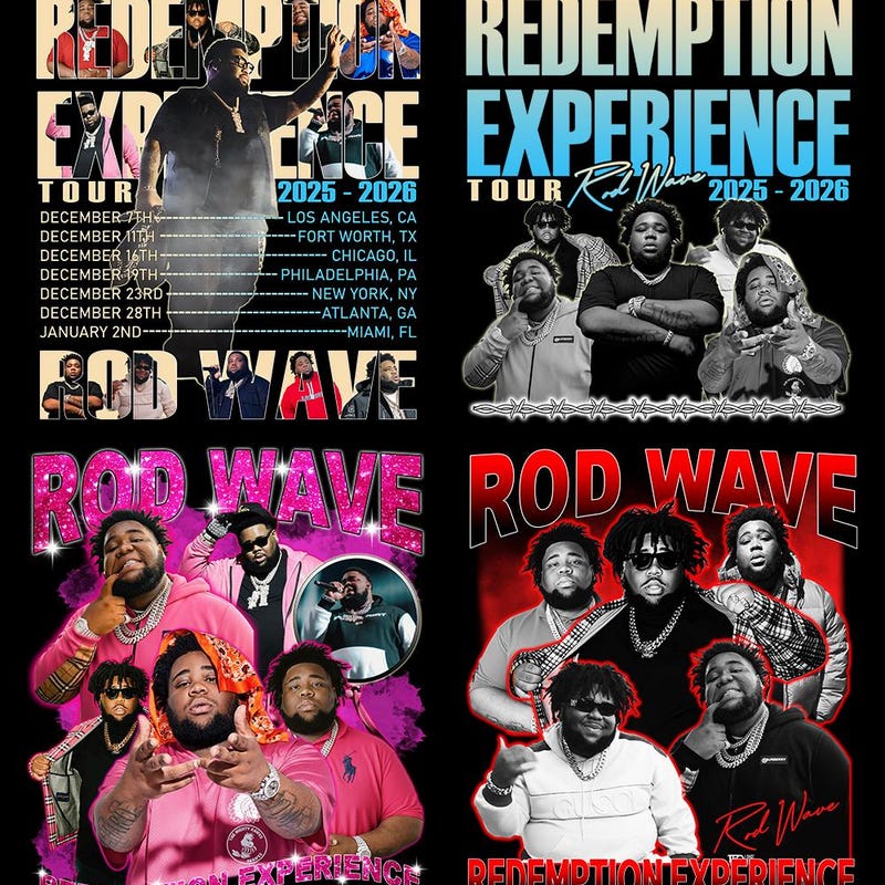 Rod Wave 2026 Tour Shirt - Etsy